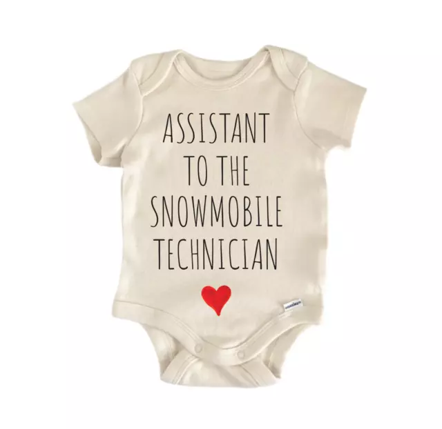 Assistant To The Snowmobile Technician Baby Boy Girl Clothes Bodysuit ...