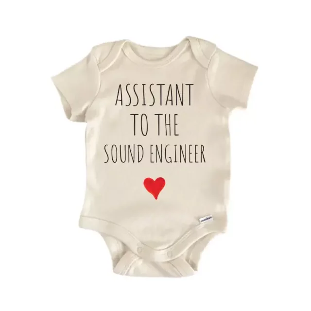 Assistant To The Sound Engineer Baby Boy Girl Clothes Bodysuit Cute ...