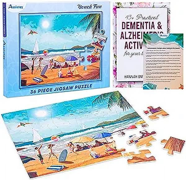Assistex Dementia Jigsaw 36 Large Puzzle for Seniors - Alzheimer's ...