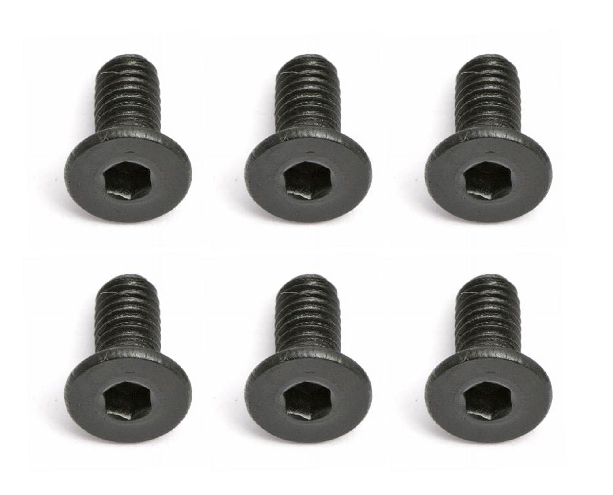 Associated 4675 M2.5x6mm FHCS Flat Head Cap Screws (6) - Walmart.com