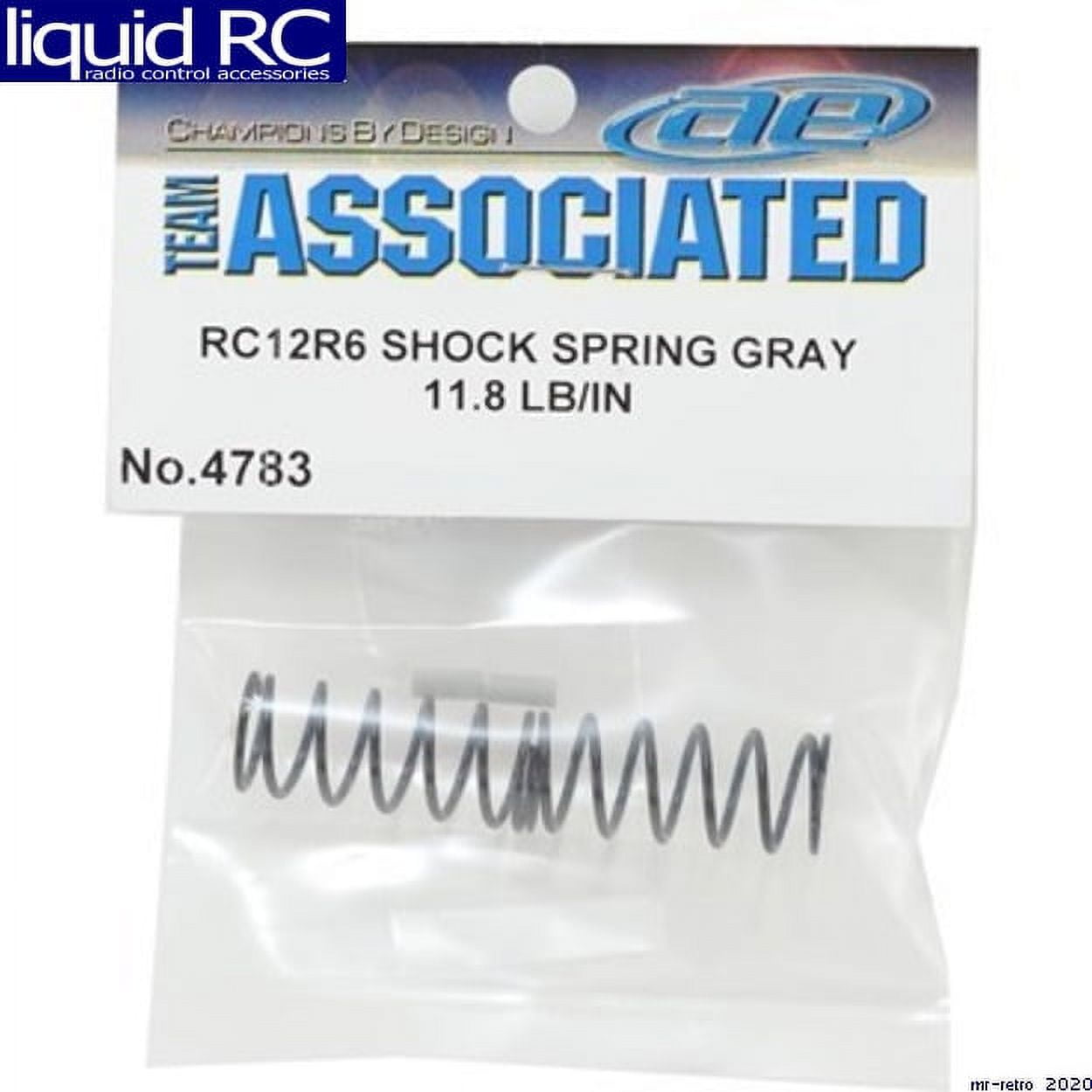Team Associated Shock Springs Gray 11.8 lb/in RC12R6 ASC4783 Electric ...