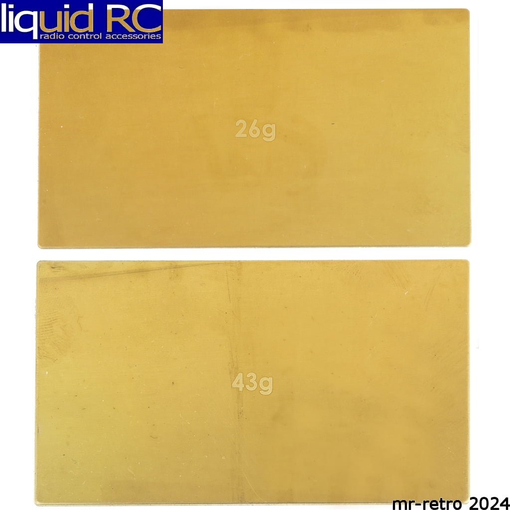 Associated 91744 Brass Under Battery Weights B6 - Walmart Business Supplies