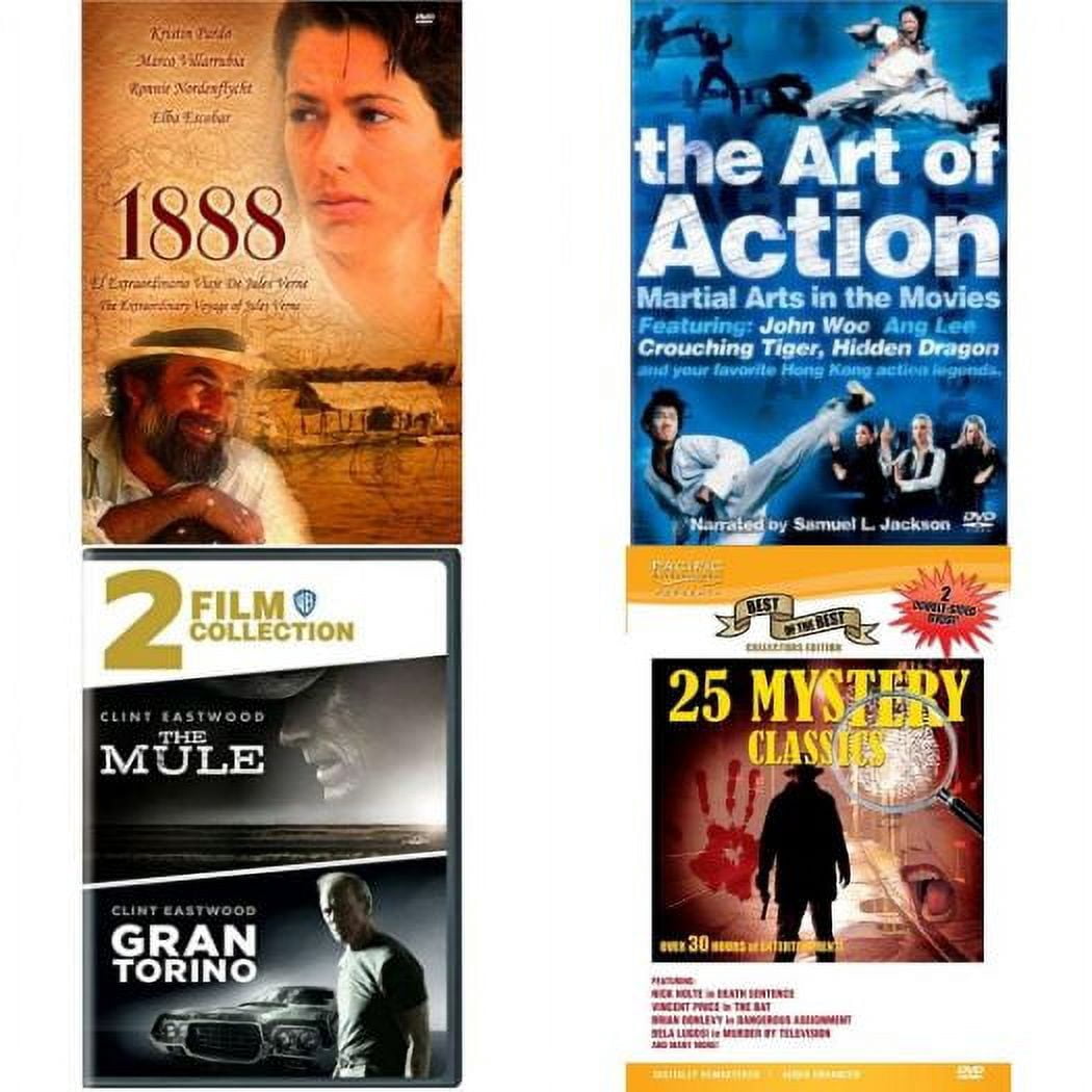 Assorted 4 Pack DVD Bundle: 1888 El Extraordinario Viaje De Jules Verne ...