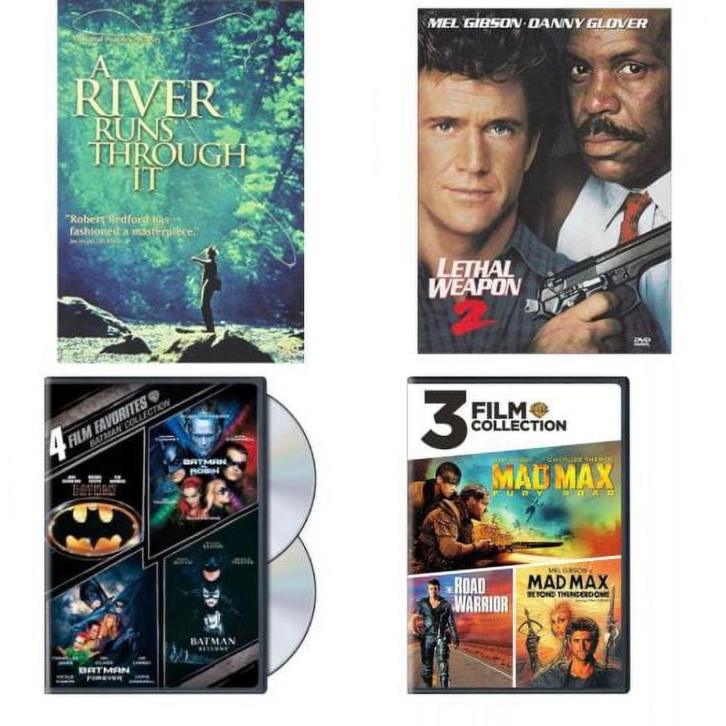 Assorted 4 Pack DVD Bundle: A River Runs Through It : Lethal Weapon 2 ...