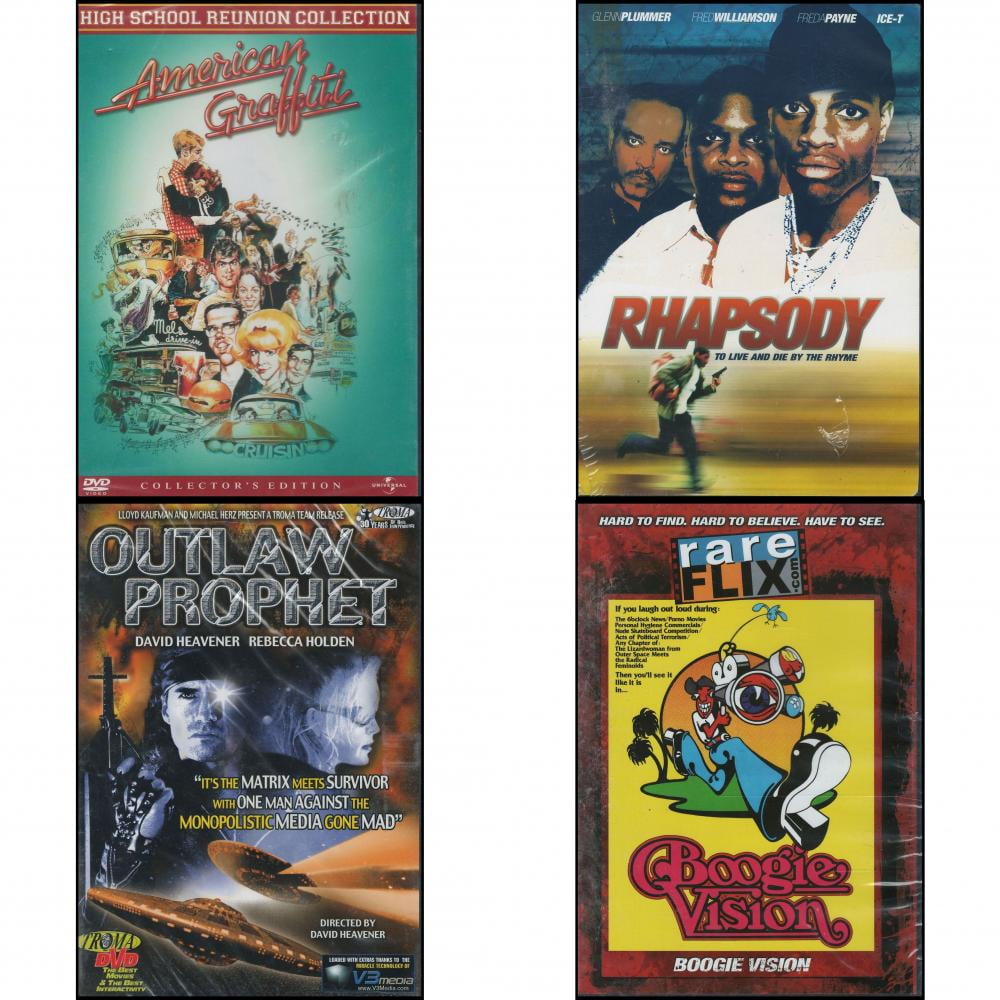 Assorted 4 Pack DVD Bundle: American Graffiti : Rhapsody : Outlaw ...
