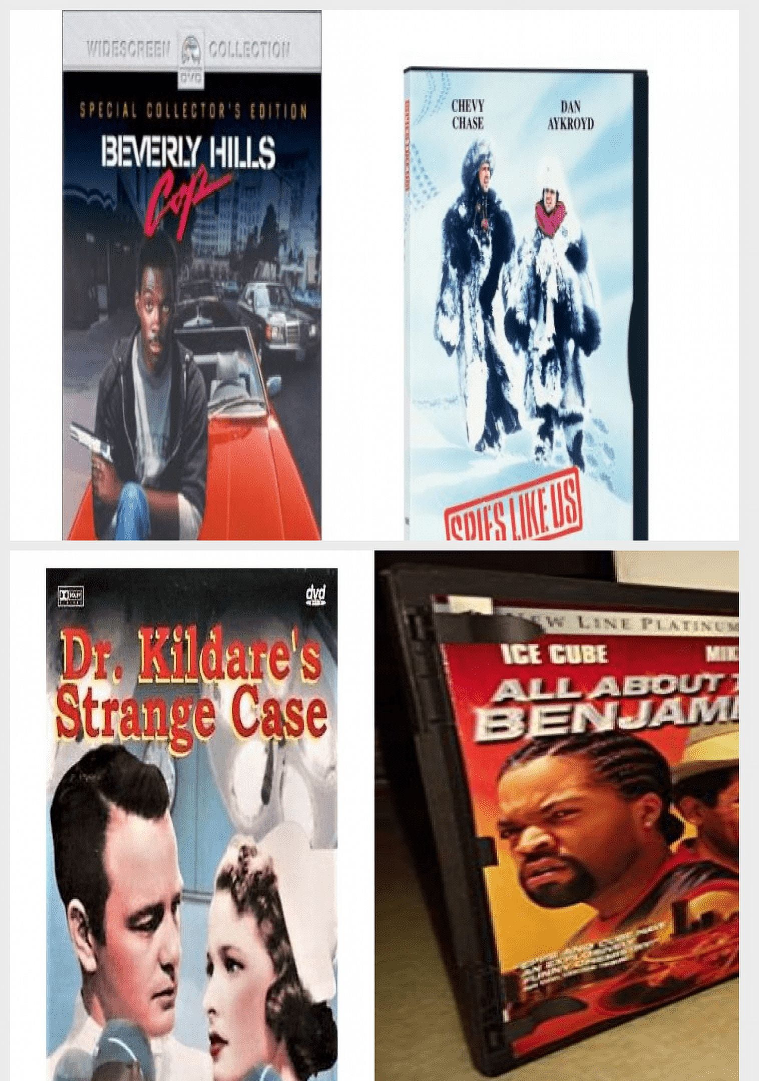 Assorted 4 Pack DVD Bundle: Beverly Hills Cop, Spies Like Us, Dr ...