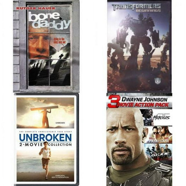 Assorted 4 Pack DVD Bundle: Bone Daddy : Transformers: Beginnings : 2 ...