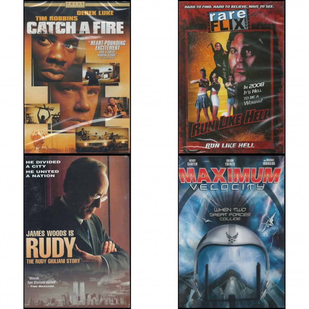 Assorted 4 Pack DVD Bundle: Catch a Fire : Run Like Hell: In 2008 It's ...