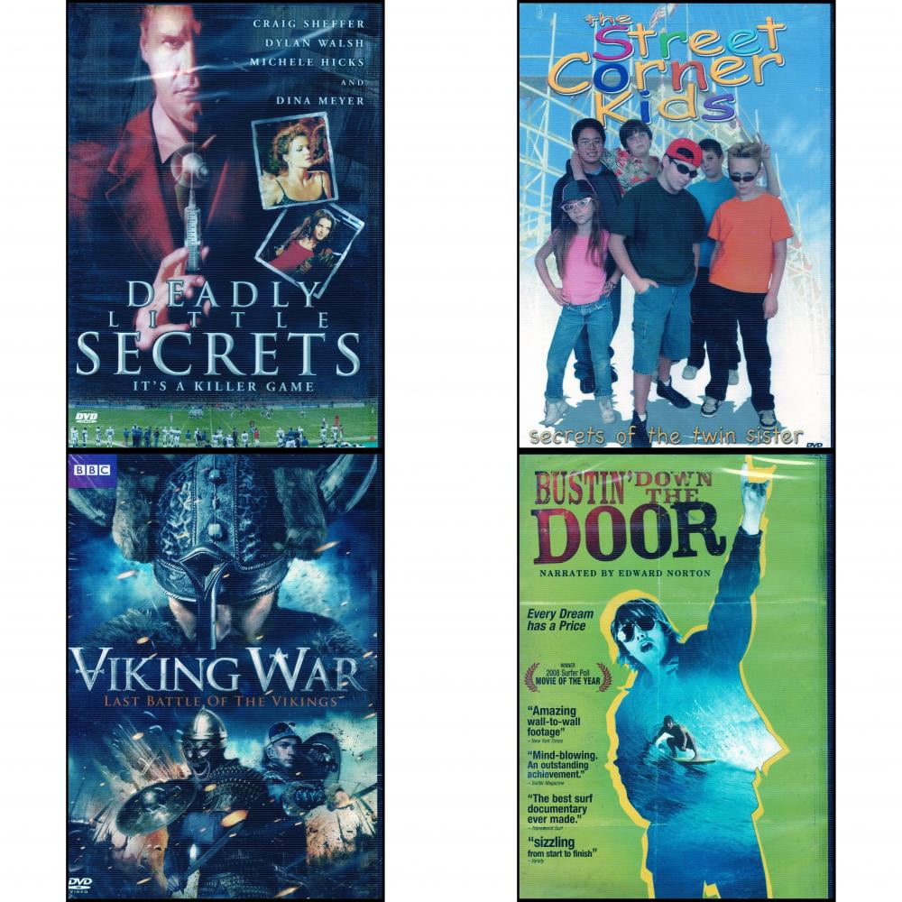 Assorted 4 Pack DVD Bundle: Deadly Little Secrets : The Street Corner ...