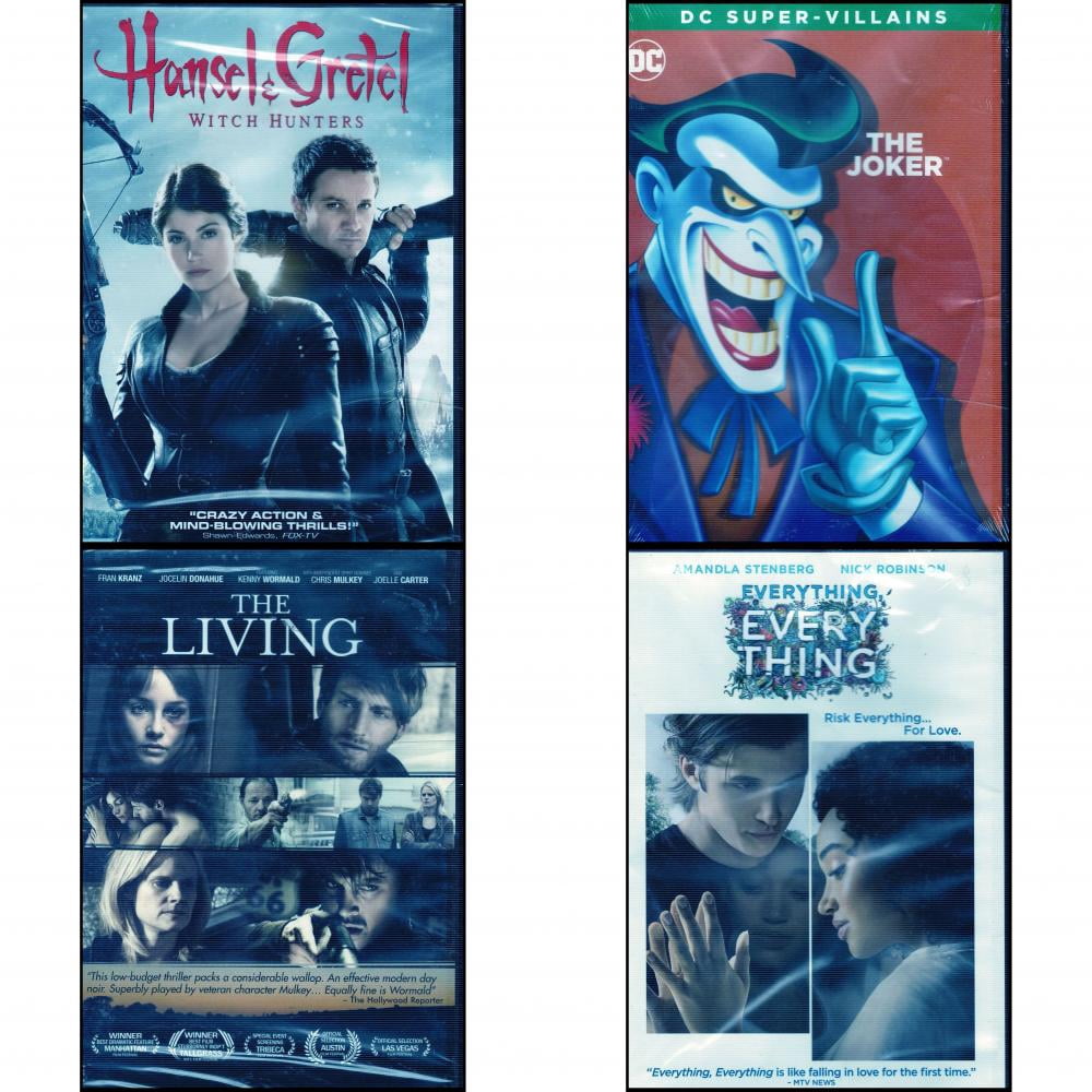 Assorted 4 Pack DVD Bundle: Hansel & Gretel: Witch Hunters : DC Super ...