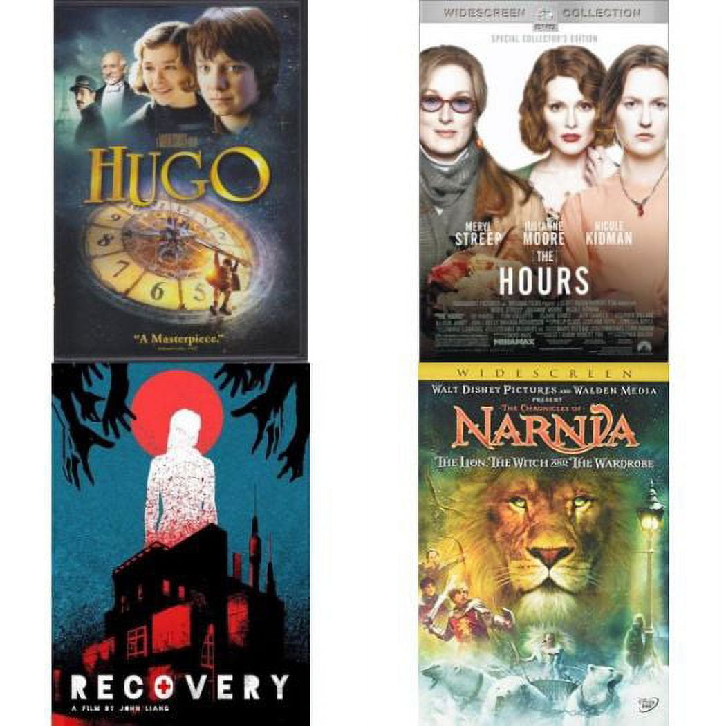 Assorted 4 Pack DVD Bundle: Hugo : The Hours : Recovery : The ...