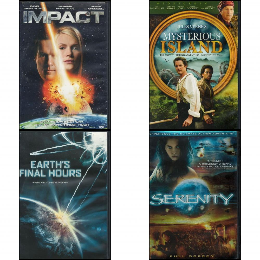 Assorted 4 Pack DVD Bundle: Impact : Mysterious Island : Earth's Final ...