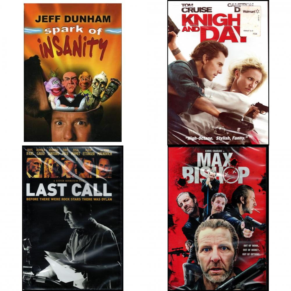 Assorted 4 Pack DVD Bundle: Jeff Dunham: Spark of Insanity : Knight and ...