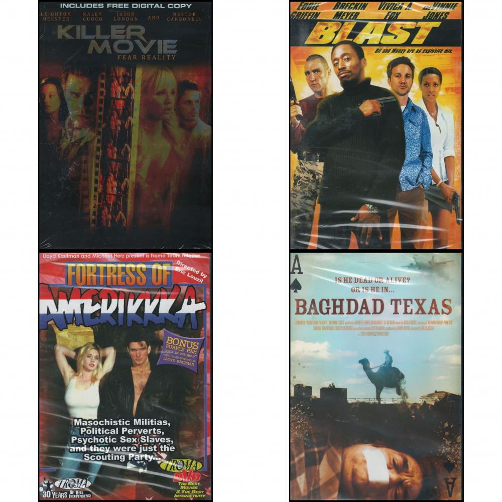 Assorted 4 Pack DVD Bundle: Killer Movie : Blast 2004 Eddie Griffin ...