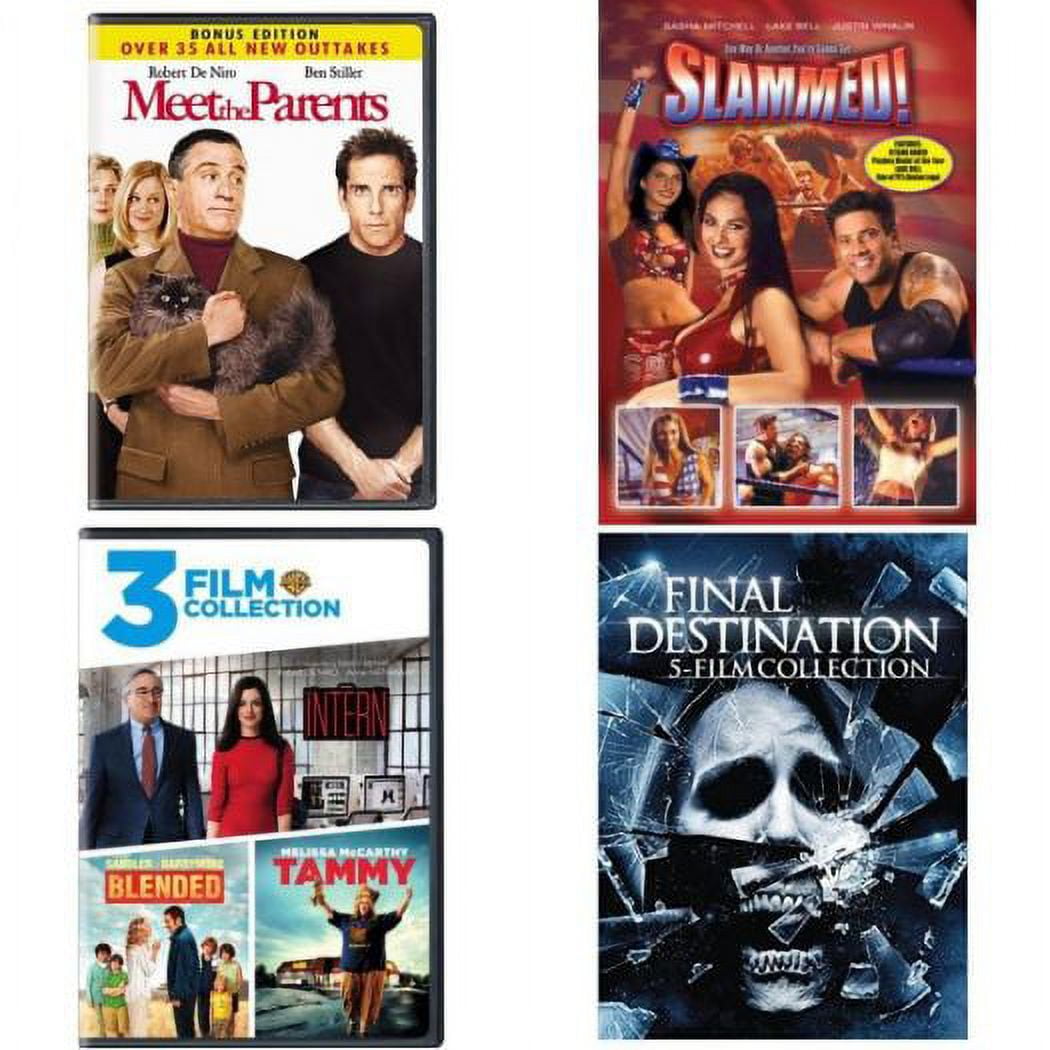 Assorted 4 Pack DVD Bundle: Meet the Parents : Slammed! : 3 Movies ...