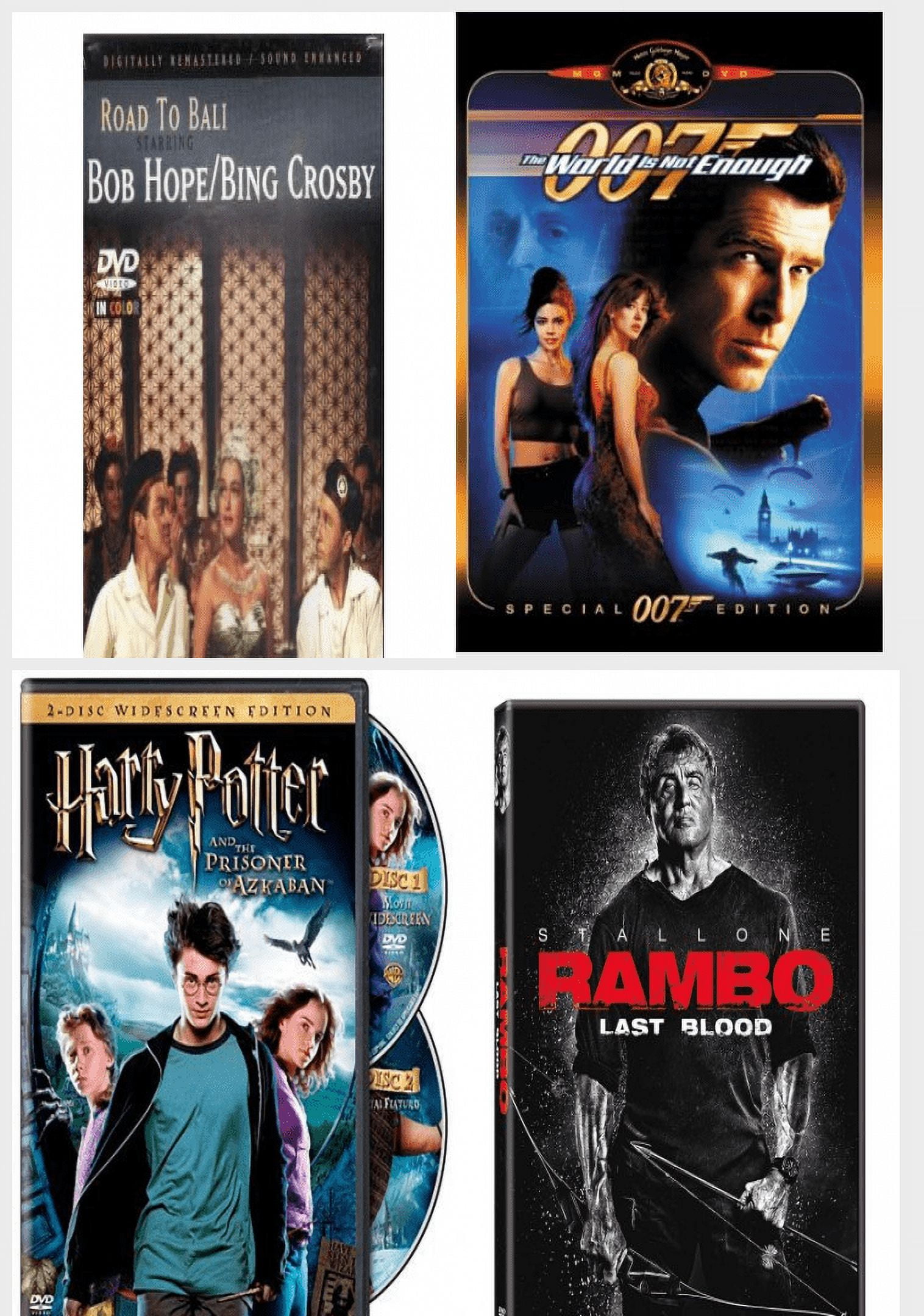 Assorted 4 Pack DVD Bundle: Road to Bali Starring Bob Hope / Bing ...