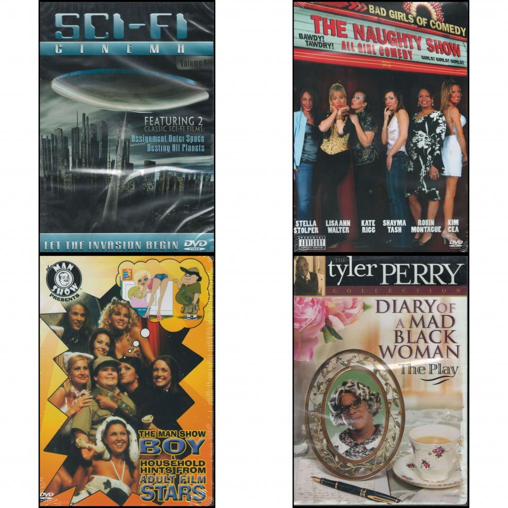 Assorted 4 Pack DVD Bundle: SCI-FI Cinema Vol. 1: Includes Two Classic ...