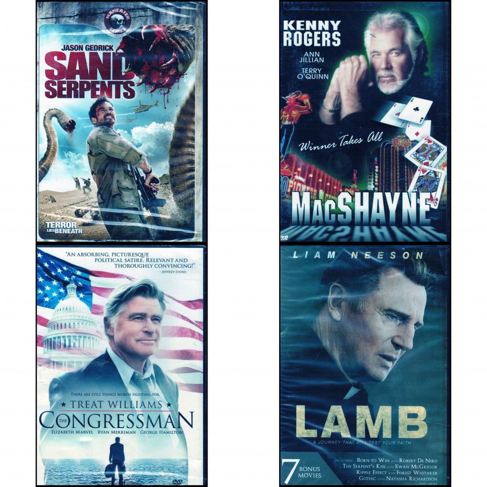 Assorted 4 Pack DVD Bundle: Sand Serpents: Maneater Series : MacShayne ...