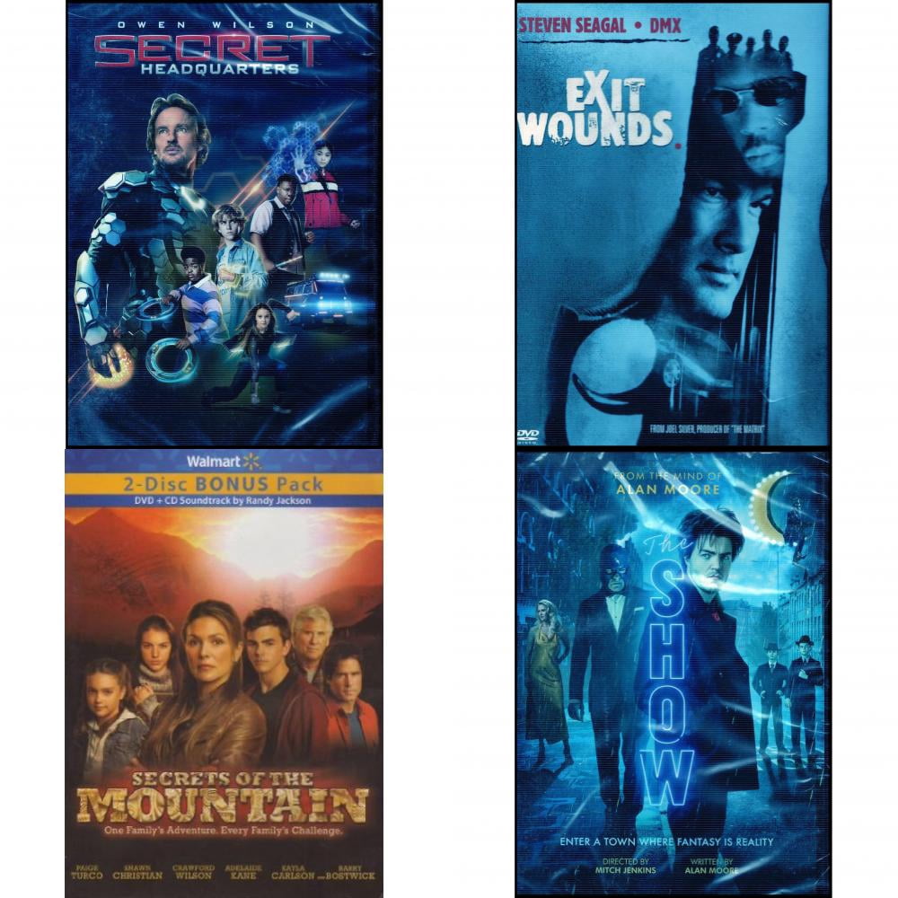 Assorted 4 Pack DVD Bundle: Secret Headquarters : Exit Wounds : : The ...