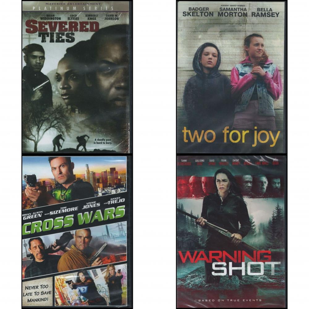 Assorted 4 Pack DVD Bundle: Severed Ties : Two for Joy : Cross Wars ...