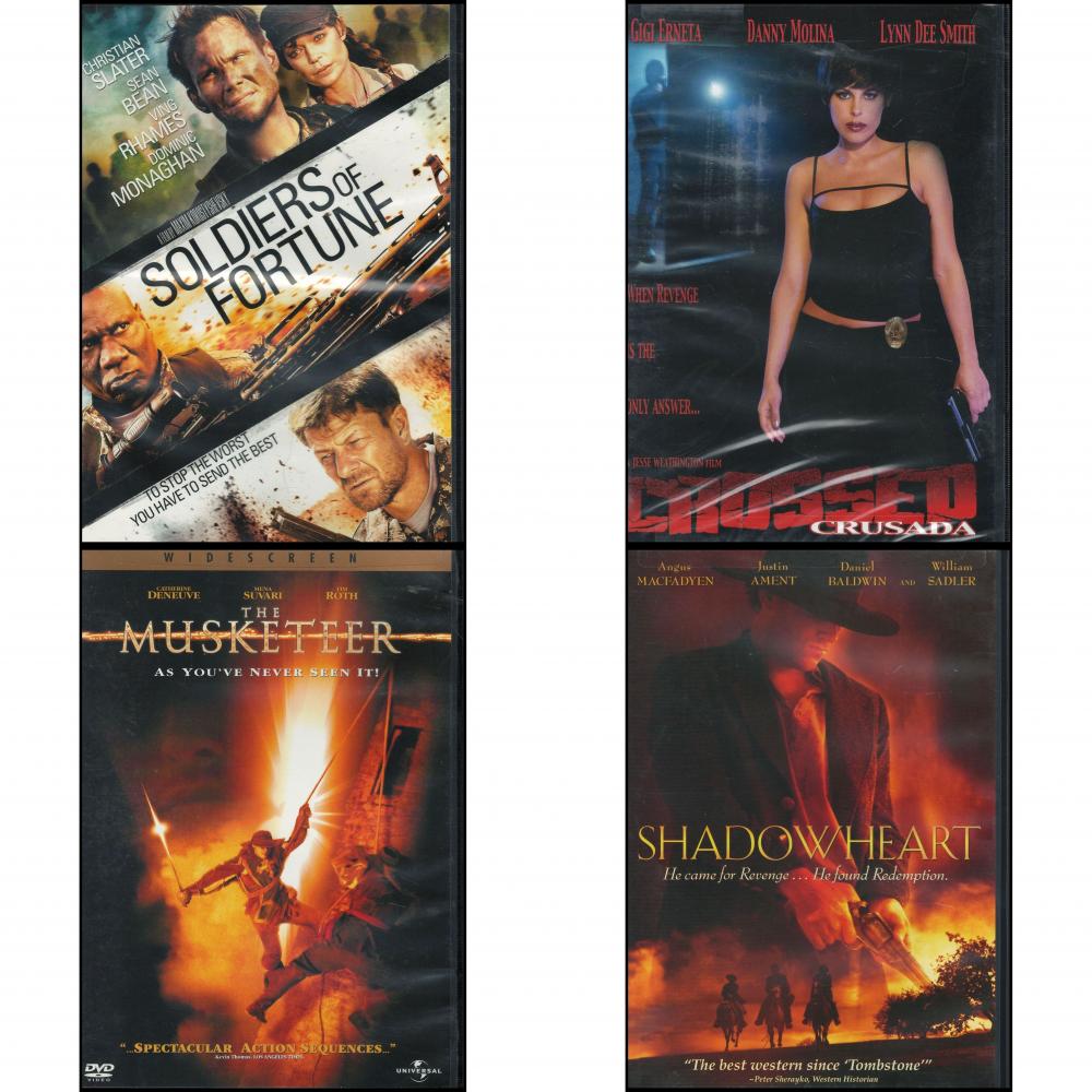 Assorted 4 Pack DVD Bundle: Soldiers of Fortune : Crossed Crusada : The ...