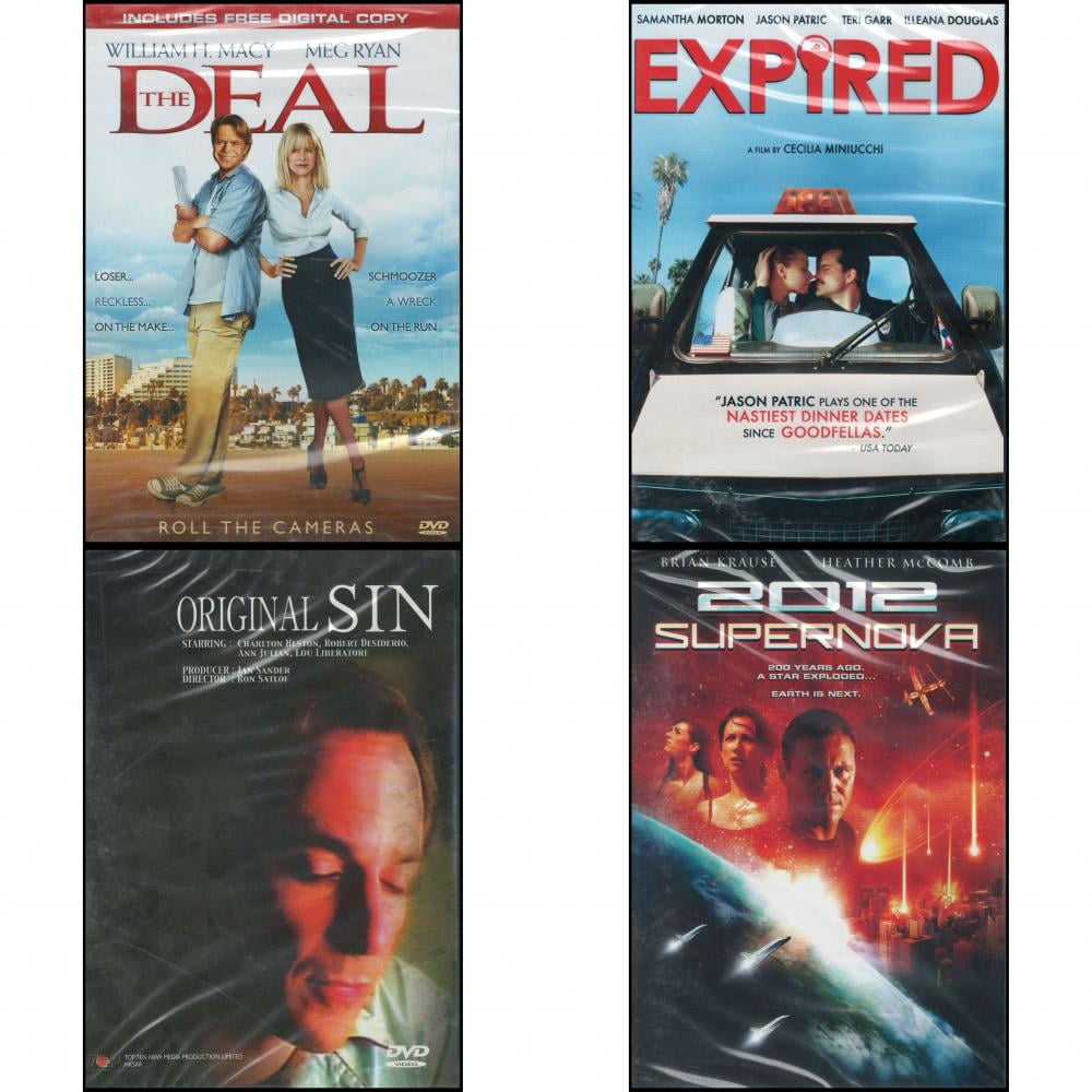 Assorted 4 Pack DVD Bundle: The Deal : Expired : Original Sin : 2012 ...
