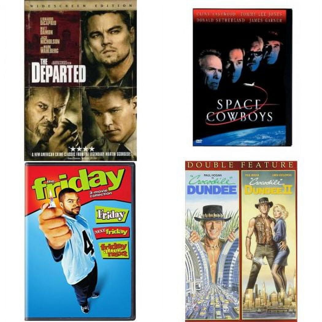 Assorted 4 Pack DVD Bundle: The Departed Single-Disc Widescreen Edition ...