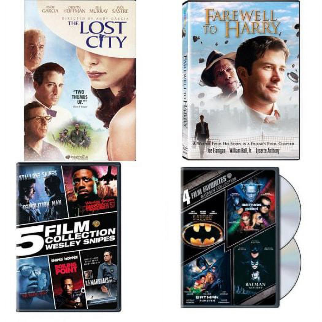 Assorted 4 Pack DVD Bundle: The Lost City : Farewell to Harry : 5 ...