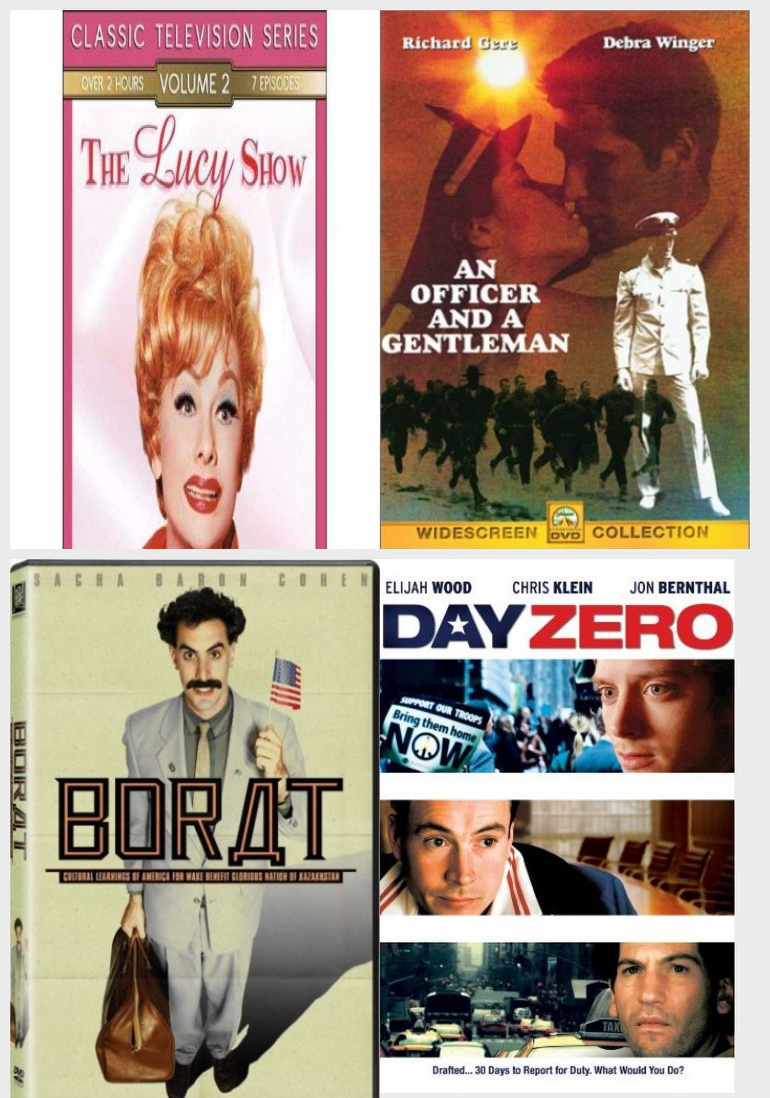 Assorted 4 Pack DVD Bundle: The Lucy Show V.2, An Officer and a ...