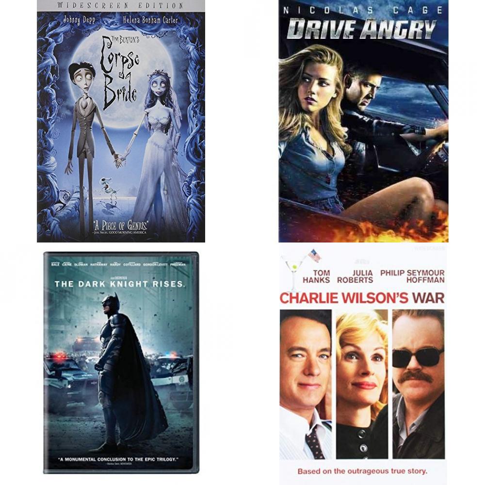 Assorted 4 Pack DVD Bundle: Tim Burtons Corpse Bride, Drive Angry, The ...