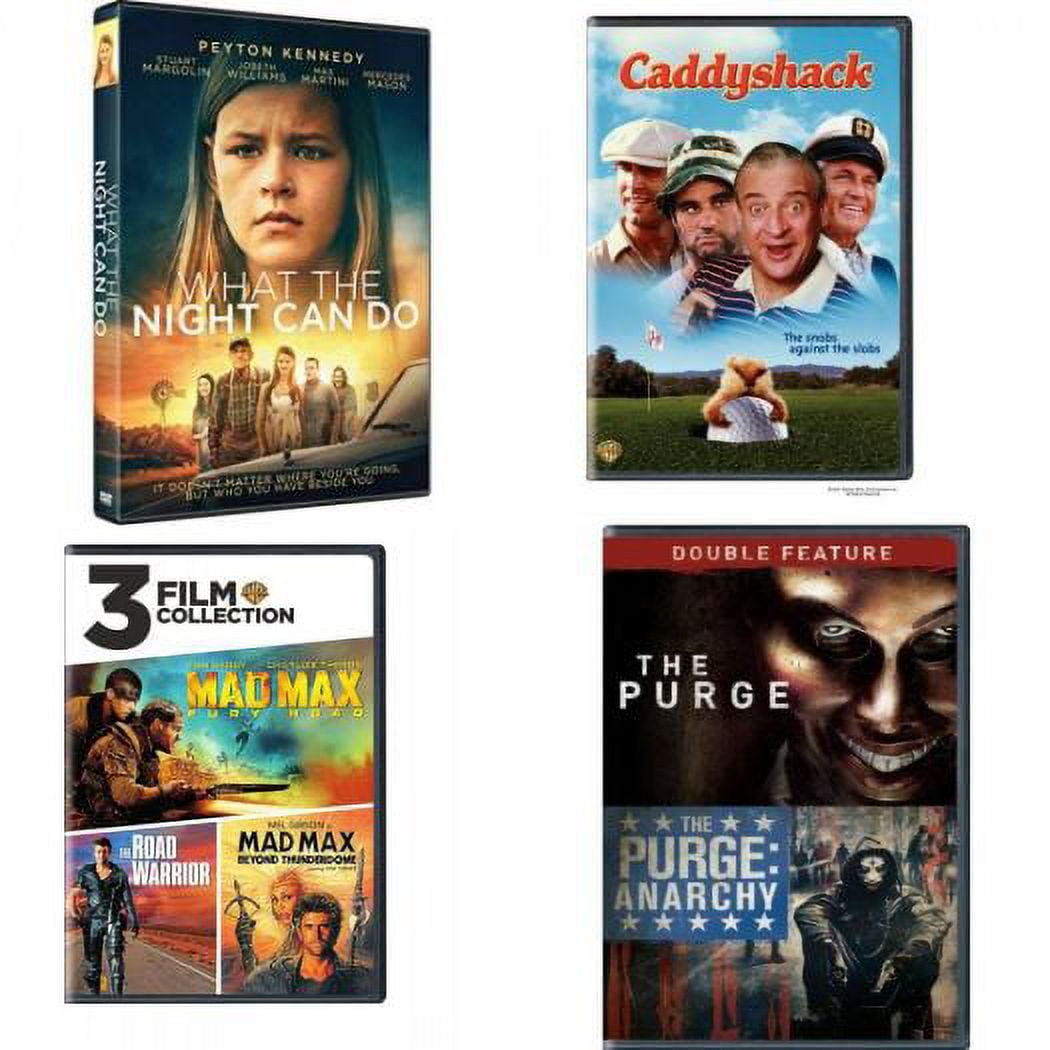 Assorted 4 Pack DVD Bundle: What The Night Can Do : Caddyshack : 3 ...