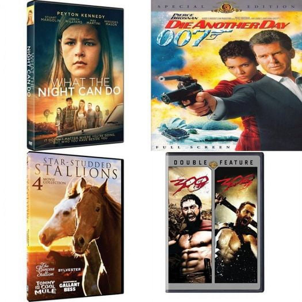 Assorted 4 Pack DVD Bundle: What The Night Can Do : Die Another Day ...