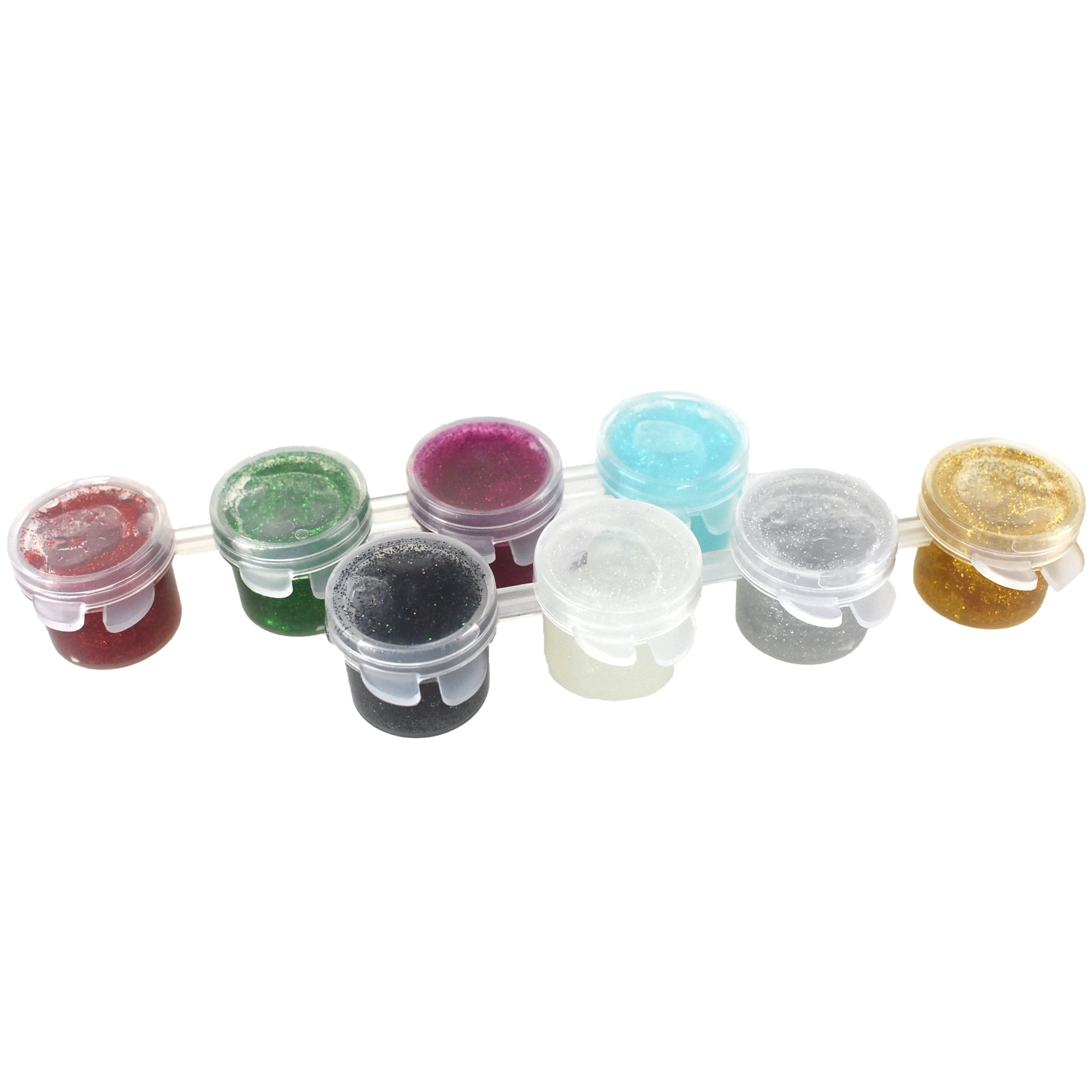 Assorted Acrylic Paint Pots, Glitter, 8-Piece - Walmart.com