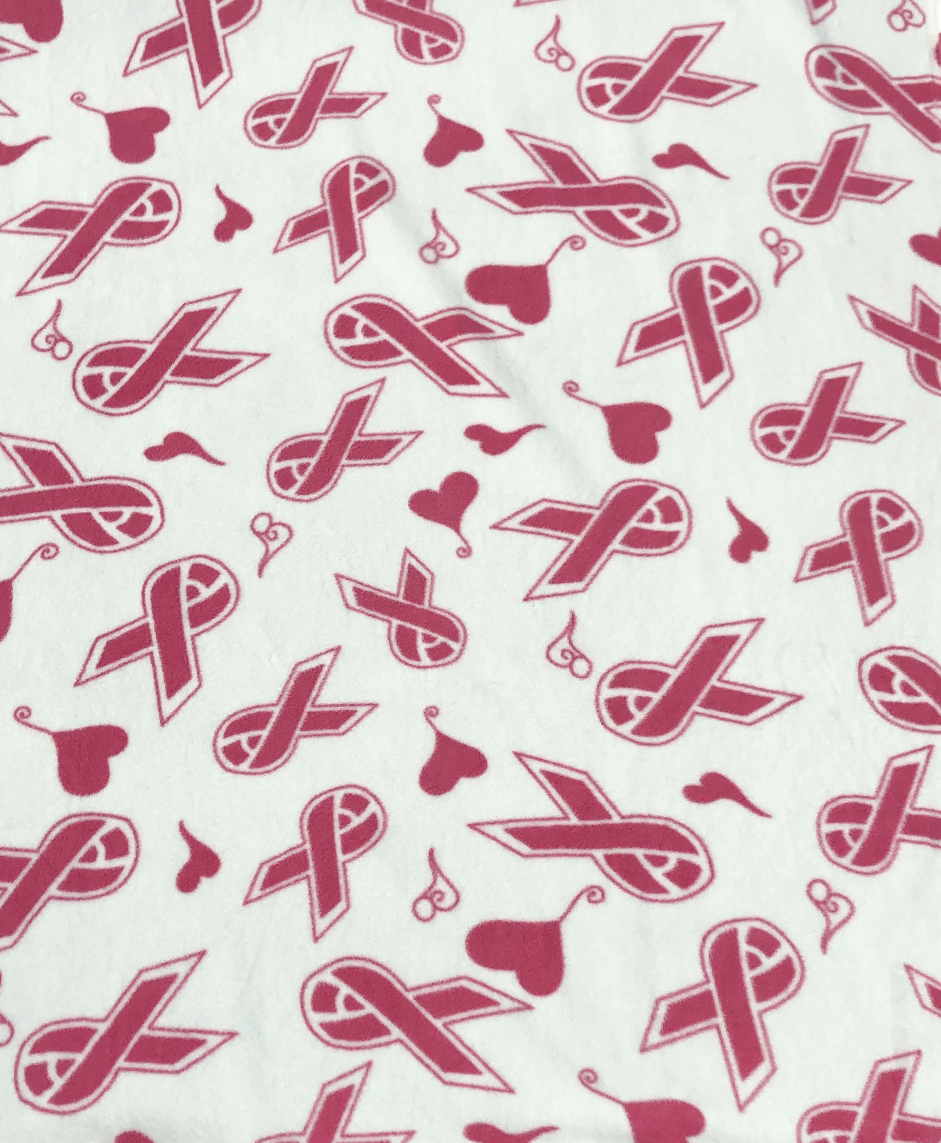 Assorted Anti-Pill Fleece Fabric by the Yard (Fleece-PinkRibbon ...