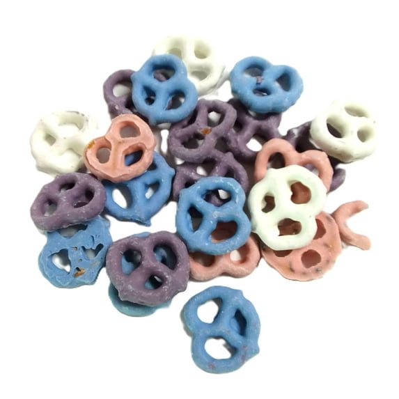 Assorted Berry Yogurt Coated BCF26 Pretzels - 1 lb of Fresh Gourmet ...