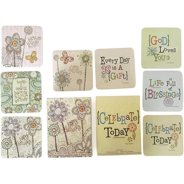 Christian Greeting Cards: Assorted Inspirational Birthday Boxed Set of ...