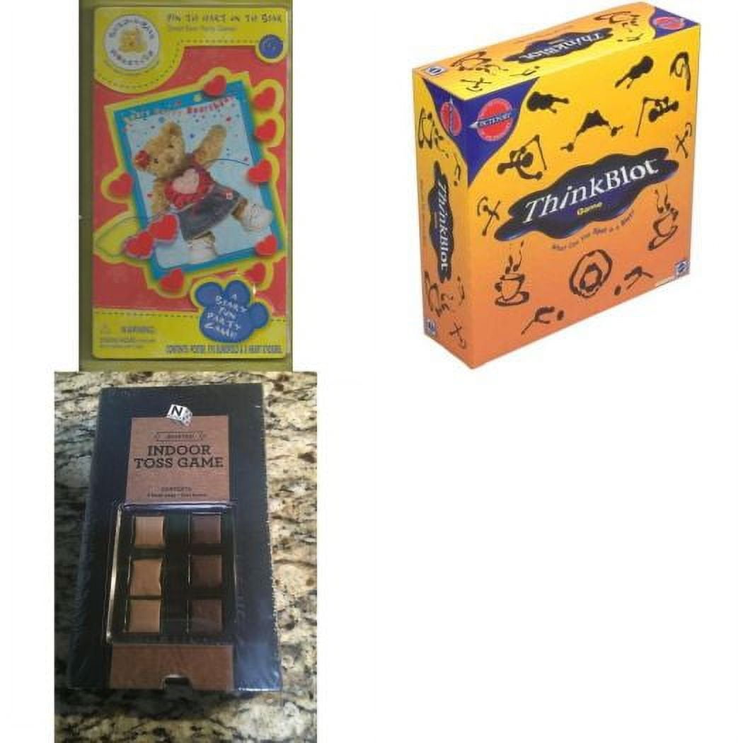 Assorted Board Games 4 Pack Bundle: Build-A-Bear Workshop Pin the Heart ...