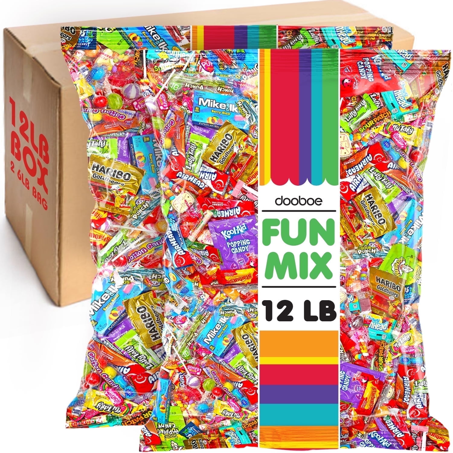 Giant Assorted Bulk Candy - 12 Pounds Fun Mix for Parties and Events ...