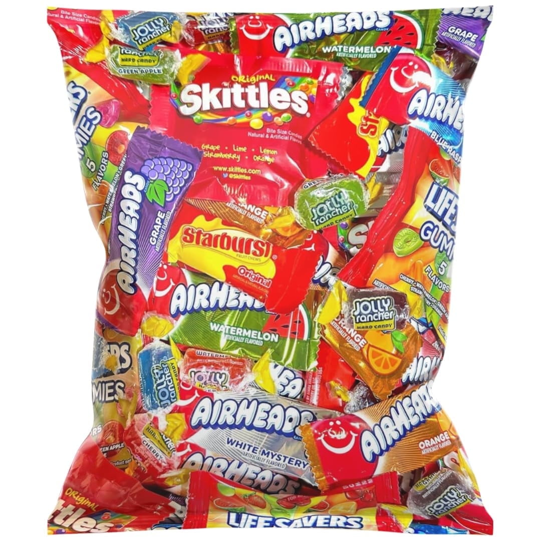 Assorted Candy 2lbs Variety Pack Sampler of Pinata Candies Pieces Gifts ...