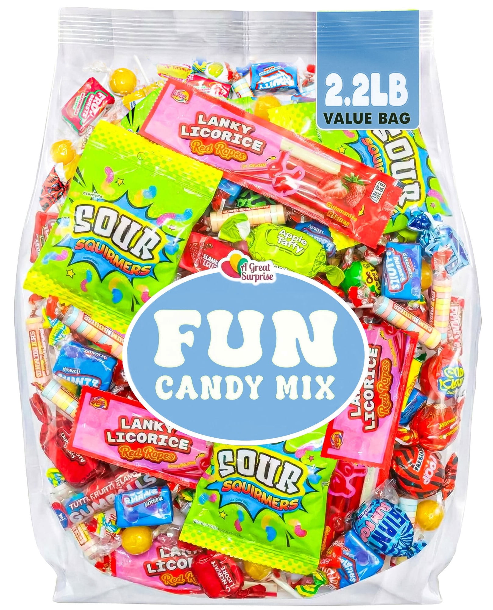 A Great Surprise Assorted Candy Mix, Bulk Pinata Fillers, 2.2 lbs ...