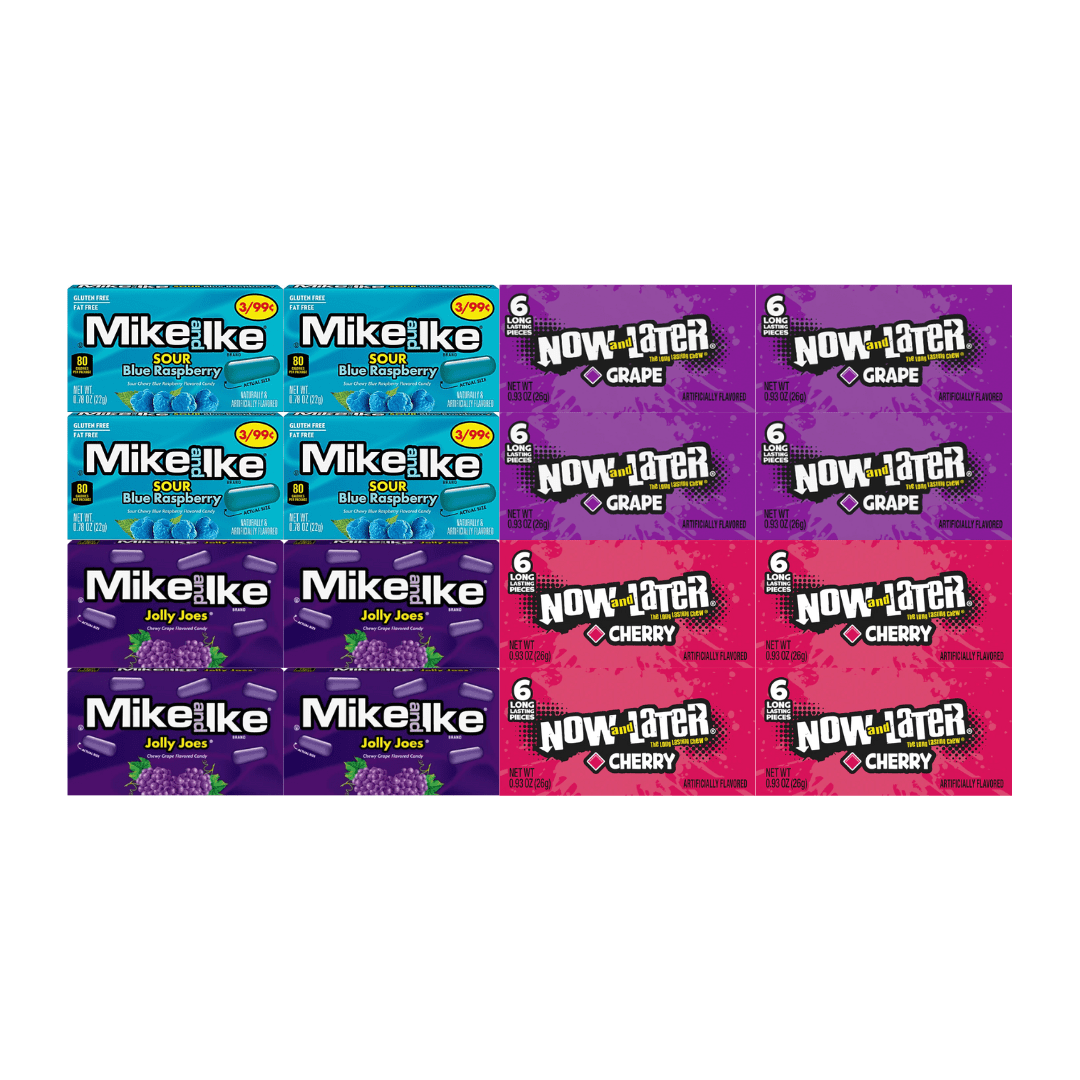 Assorted Candy Mix Variety Pack – Includes 2 Flavors of Mike and Ike ...