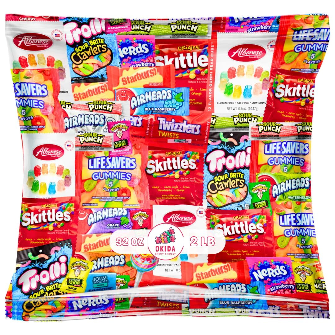 Assorted Candy Variety Pack DHF10 - Individually Wrapped Party Candy ...