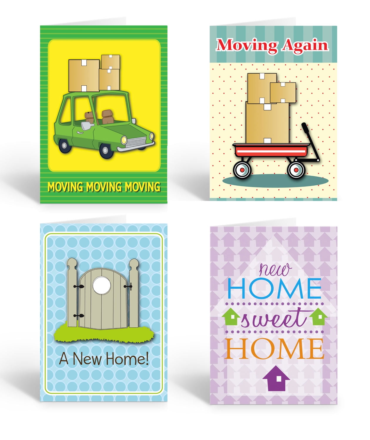 Assorted Change of Address - Moving Note Cards - 12 Boxed Note Cards ...