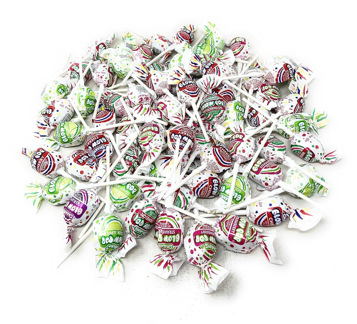 Assorted Charms Blow Pops Lollipop Variety Pack, 48 oz - Walmart.com