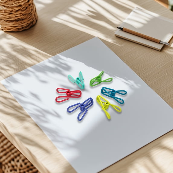 Assorted Chip Bag Clips Utility PVC 2.16 Inch Coated Colorful Sealer ...