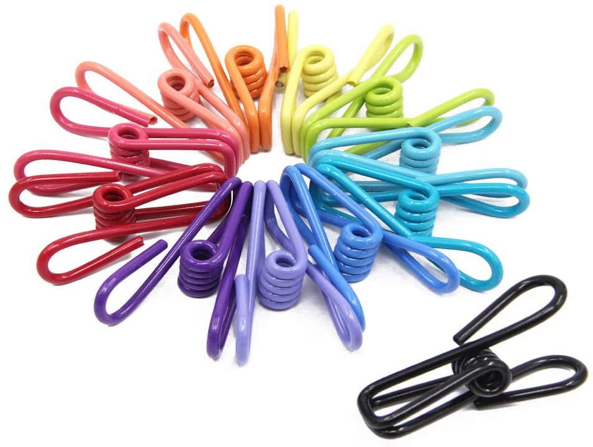 Assorted Chip Bag Clips Utility Pack of 30 - Coated Colorful Sealer for ...