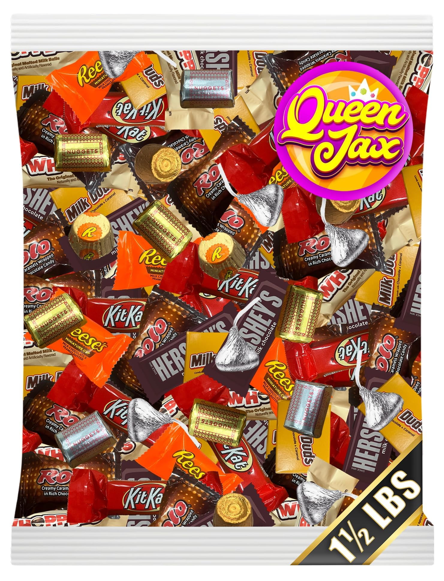 Assorted Chocolate Candy Variety Pack MDA05 Bulk - 1.5 Lb Bulk Candy ...