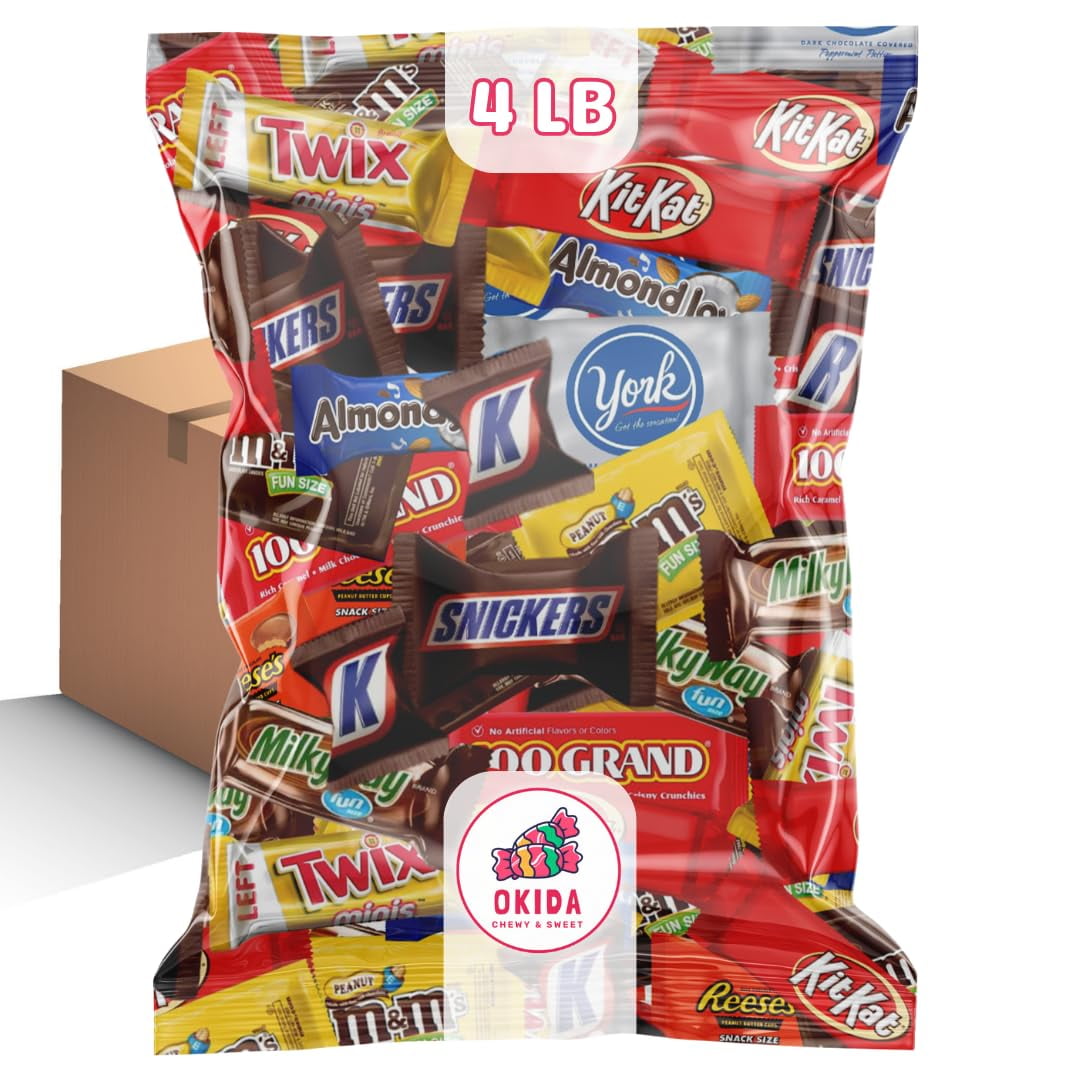 Assorted Chocolate Variety Pack - Individually Wrapped Party Chocolate ...
