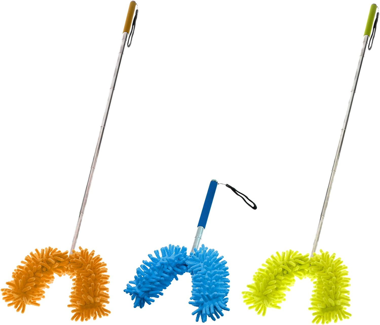 Assorted Color Dual-Head -Neck Telescopic Dusters (3 PC.) - - Walmart.com