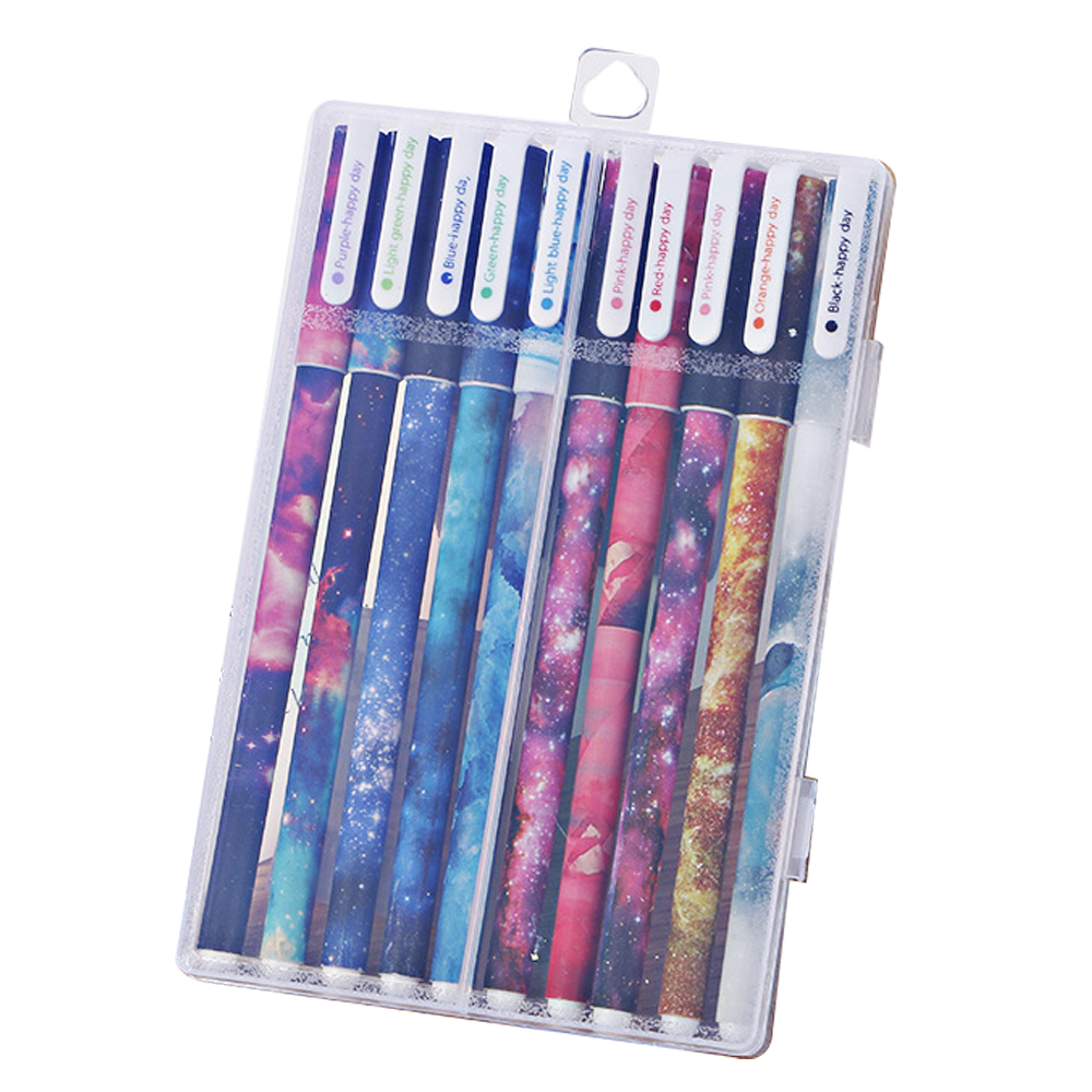 Assorted Color Gel Pens Set Gel Pens, Writting Pen, Assorted Colors, 10 ...